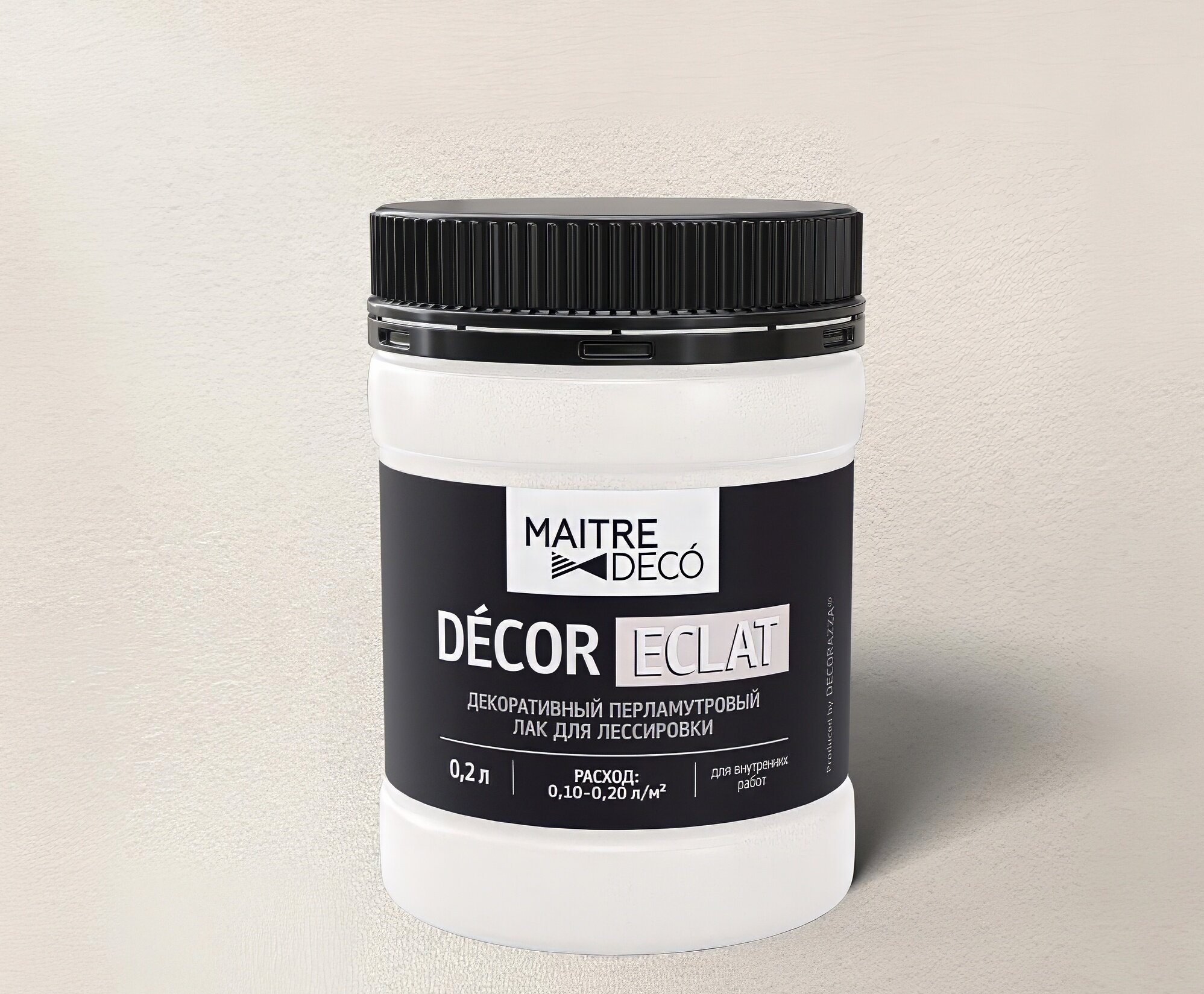 Лак перламутровый Maitre Deco Decor Eclat 0.2 л цвет жемчужный