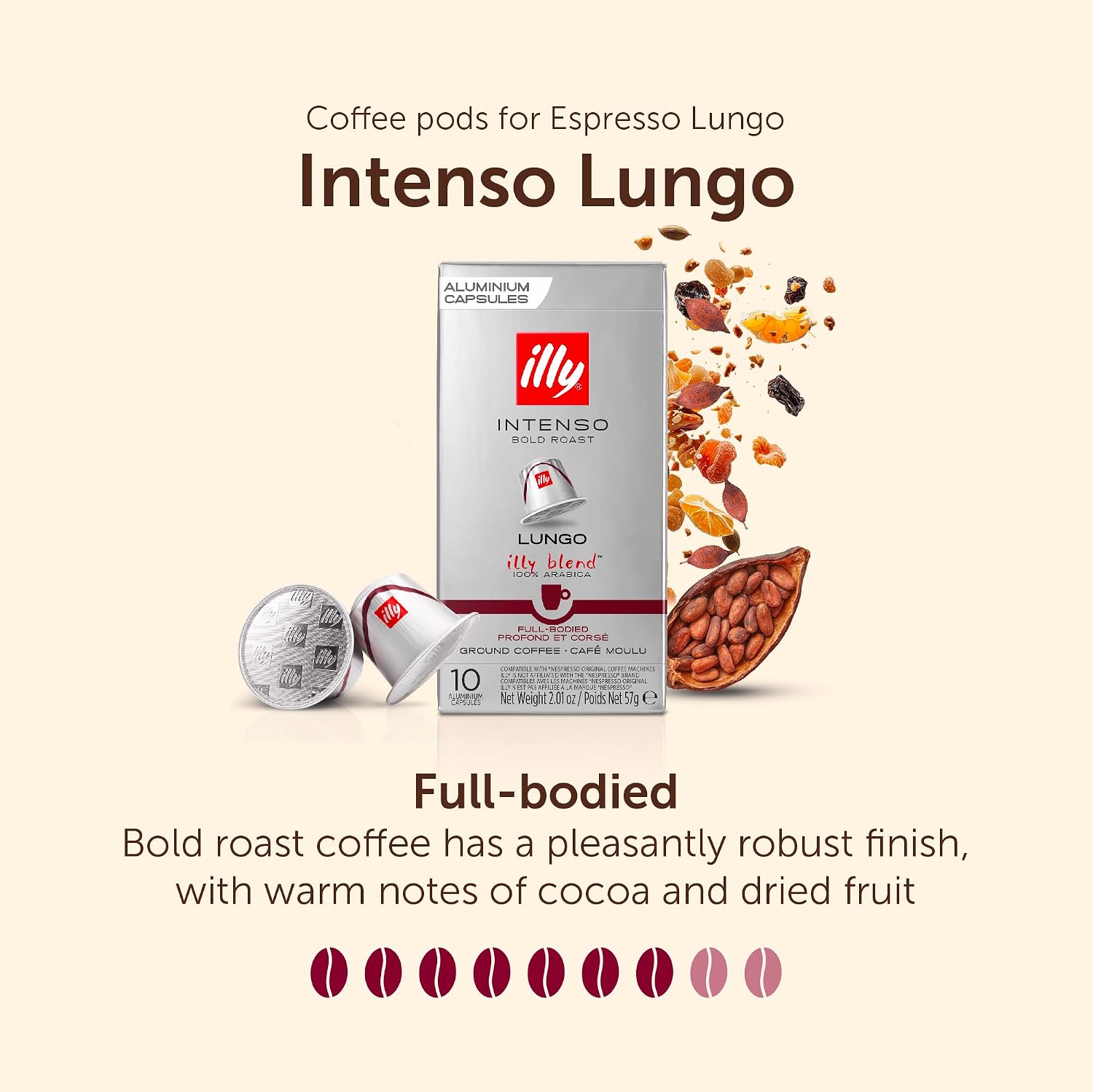 Illy Кофе в капсулах Lungo Intenso Espresso Coffee Pods 10шт