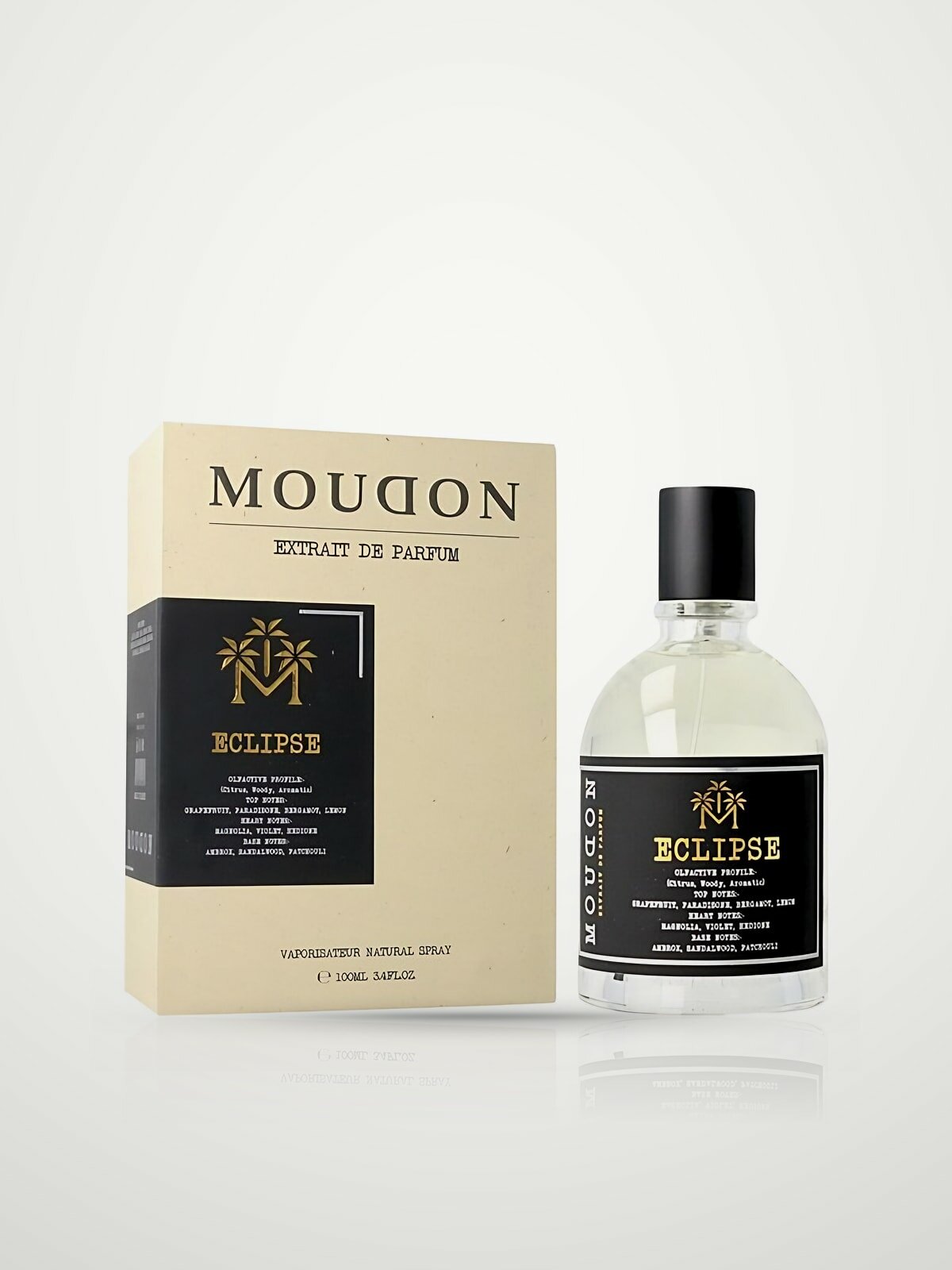 Духи Moudon Eclipse Parfum унисекс 100 мл, цитрусовый цветочный аромат — фото 1