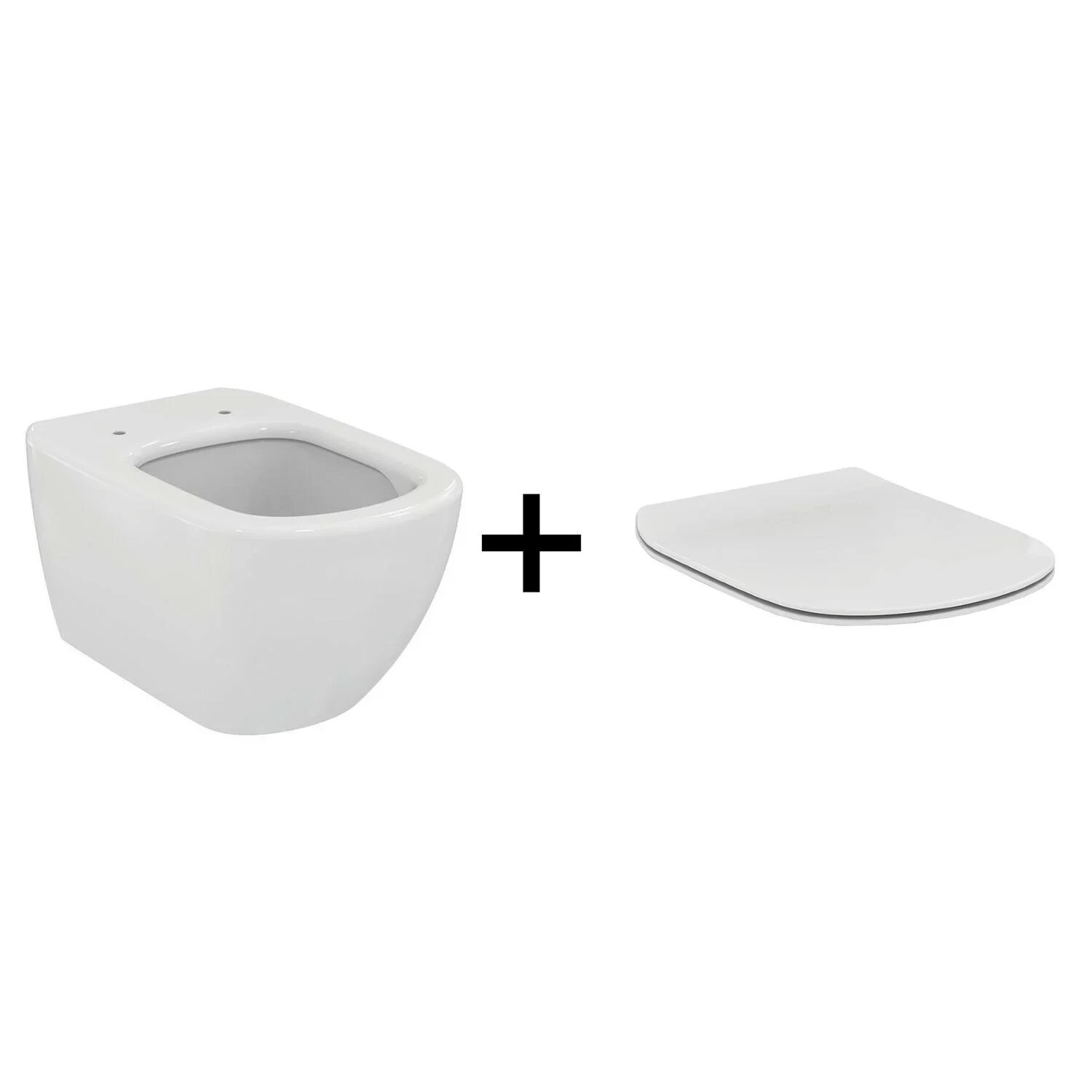 Промо-комплект Ideal Standard Tesi Подвесной унитаз T007901 + Сиденье микролифт T352701 в подарок (ZZ0001)