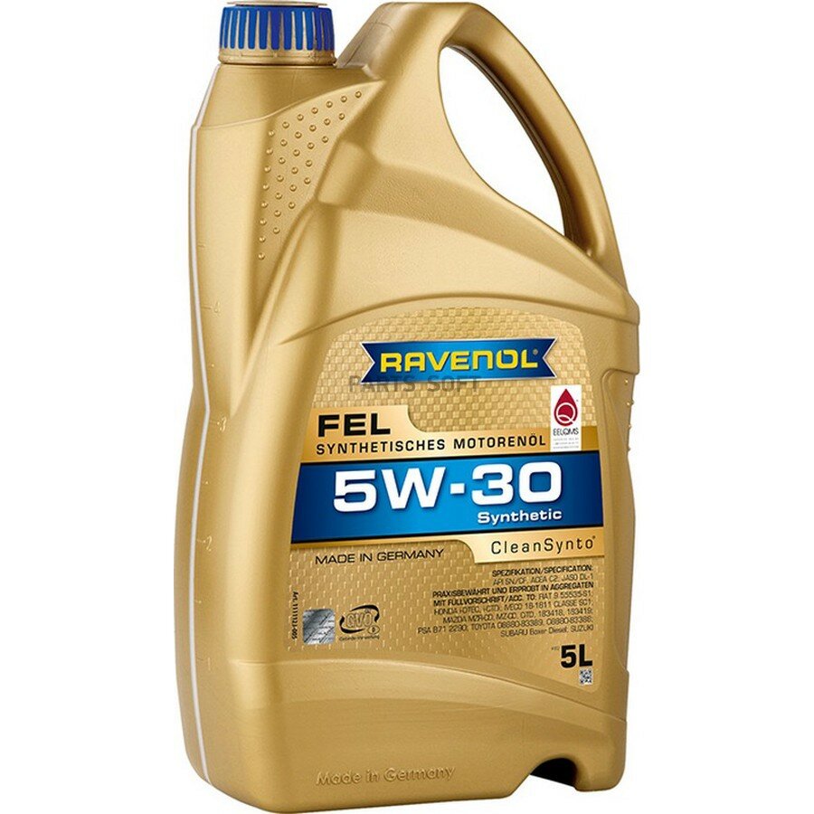 5Л FEL SAE 5W-30 от официального дистрибьютора, RAVENOL, артикул 1111123005