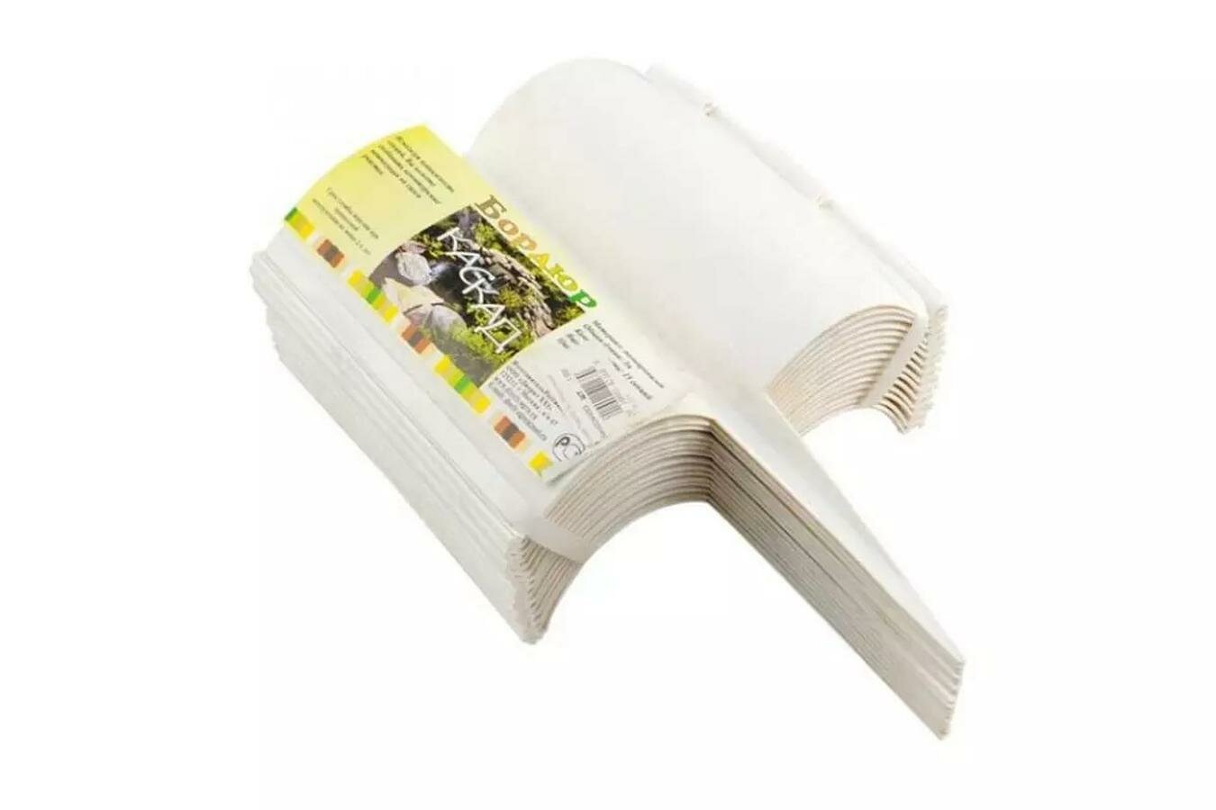 Бордюр садовый Каскад 30*300 см пластик, белый