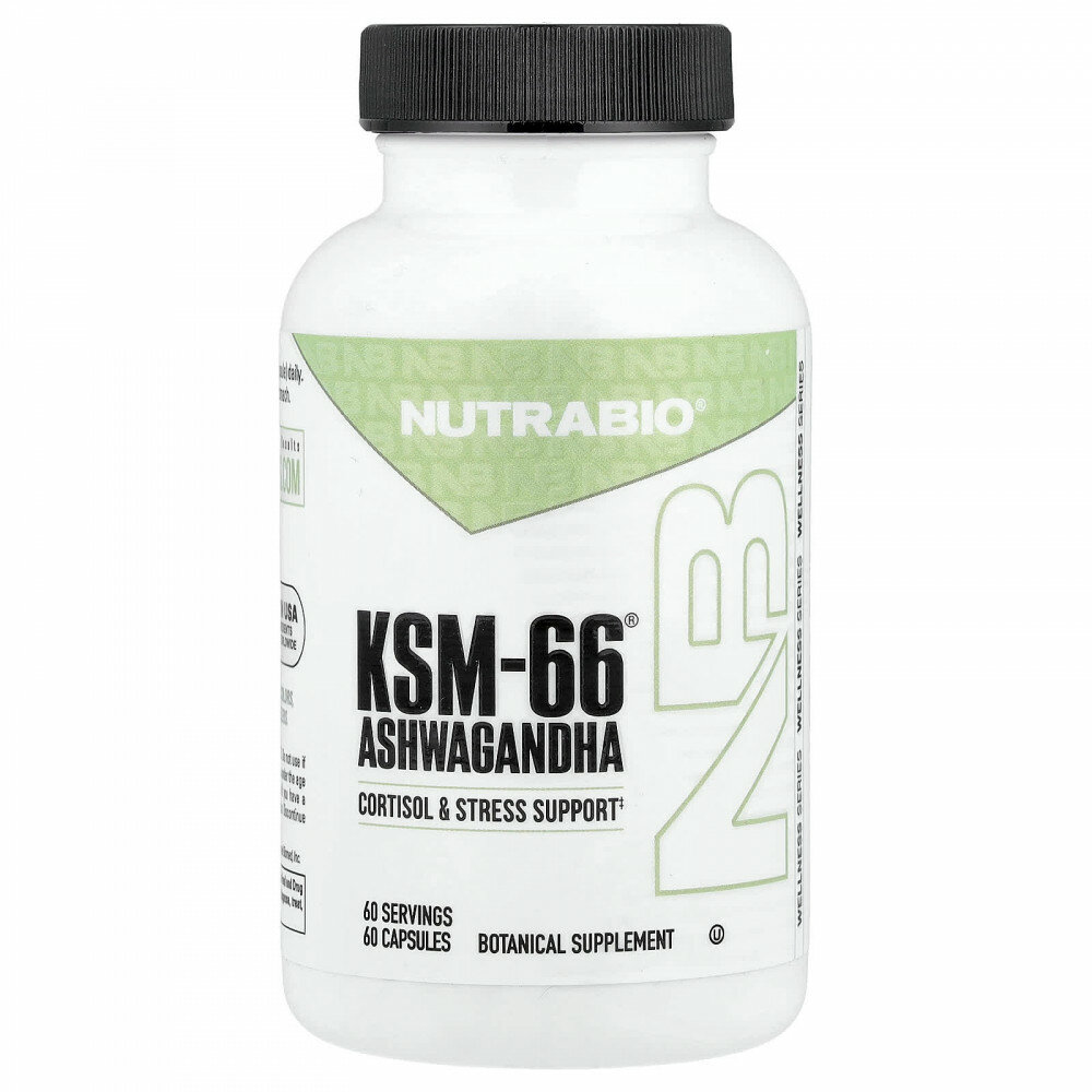 NutraBio KM-66, 60 капсул (600 мг в 1 капсуле) из США