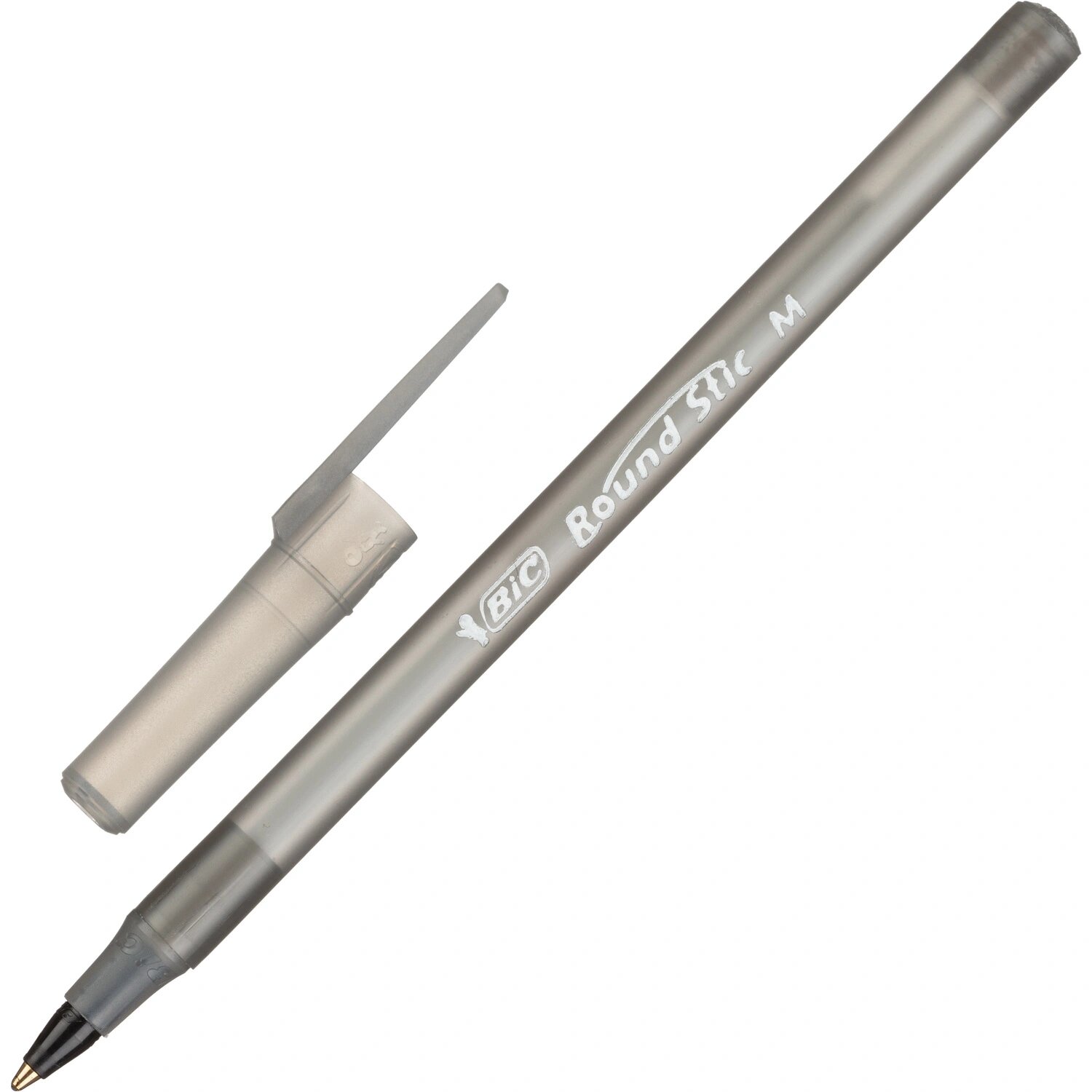BIC Ручка шариковая неавтоматическая BIC Round Stic черная (толщина линии 0.32 мм)