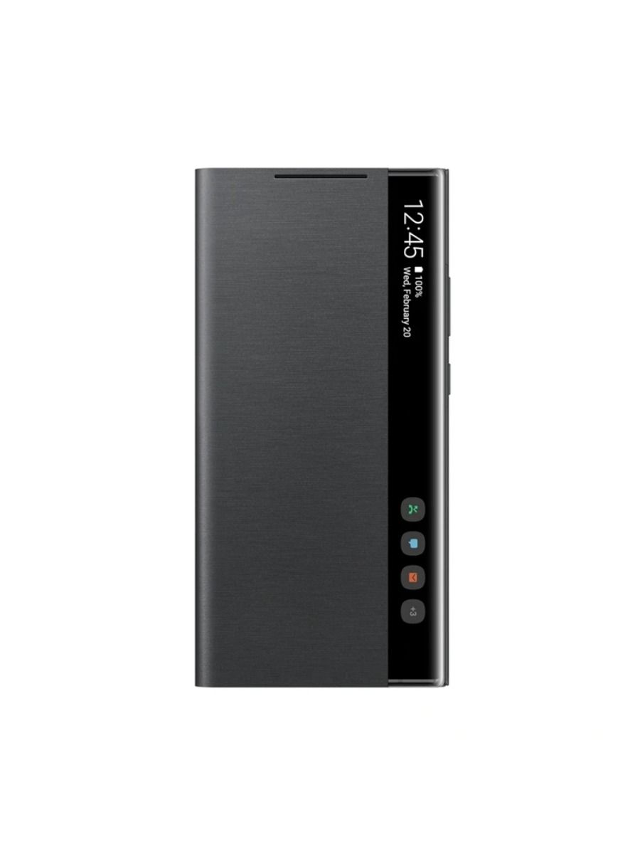 Для Samsung Mirror Smart View Flip Case для Galaxy Note 20 5G телефона Светодиодная крышка S-View Cases