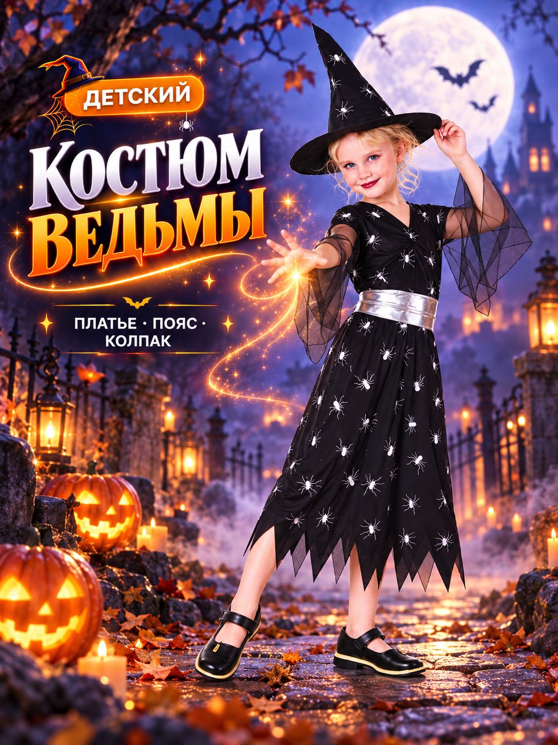 Карнавальная одежда Люсида Ведьма