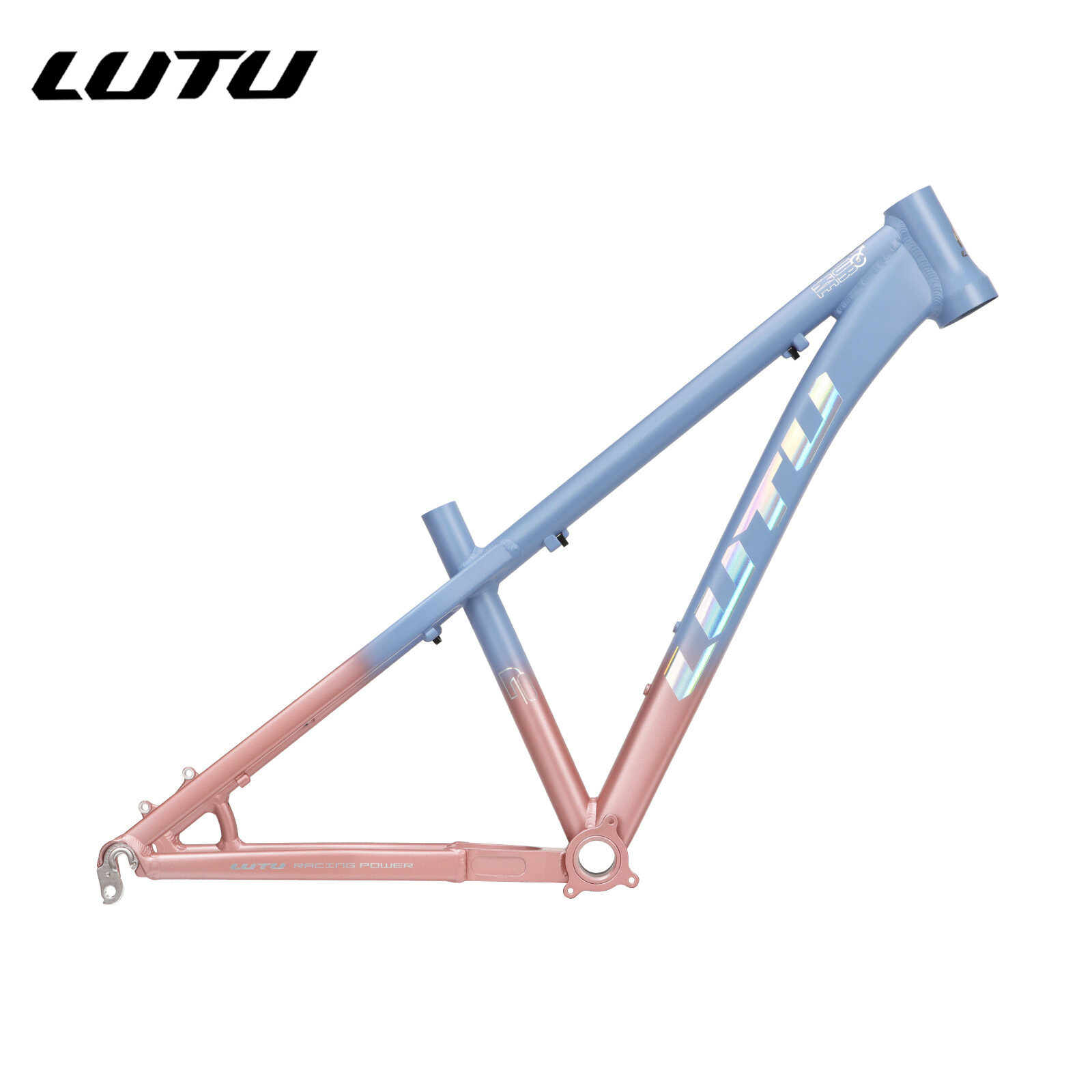 Велосипед LUTU Mountain Bike AM Hardtail, рама для грунтовых склонов, скоростного спуска, лесных троп, 26/27,5-дюймовые диски с быстросъемными дисковыми тормозами, рама из алюминиевого сплава