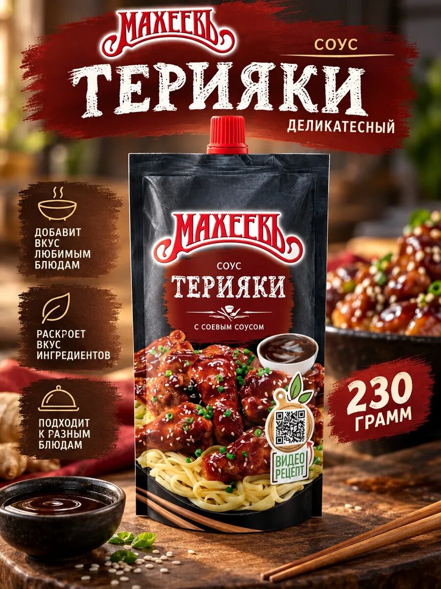 Соус 1 штука 230 грамм терияки деликатесный
