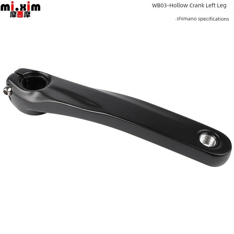 Совместимый с DEORE 590/596/610/SLX/XT WB03 Hollow Левый Кривошипный Узел Черный 170мм