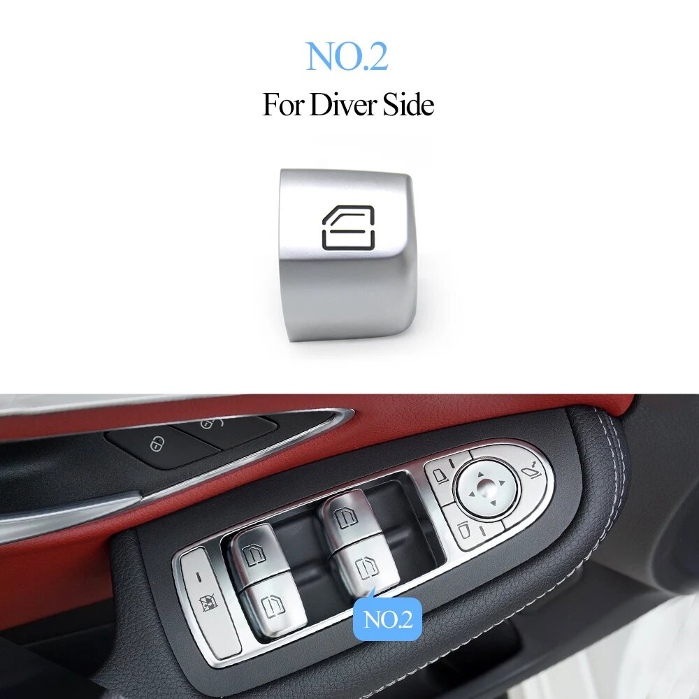 Крышка переключателя окна Mercedes Benz C GLC E S Class, NO.2