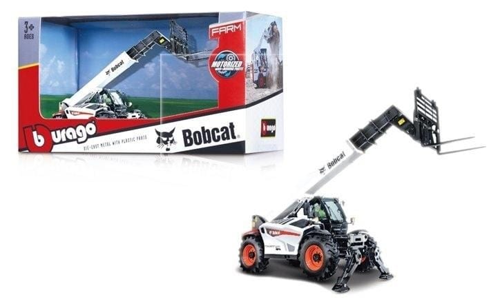 Игрушечная машинка Bburago Bobcat T40.180SLP BB 18-32087, 1:50, белый