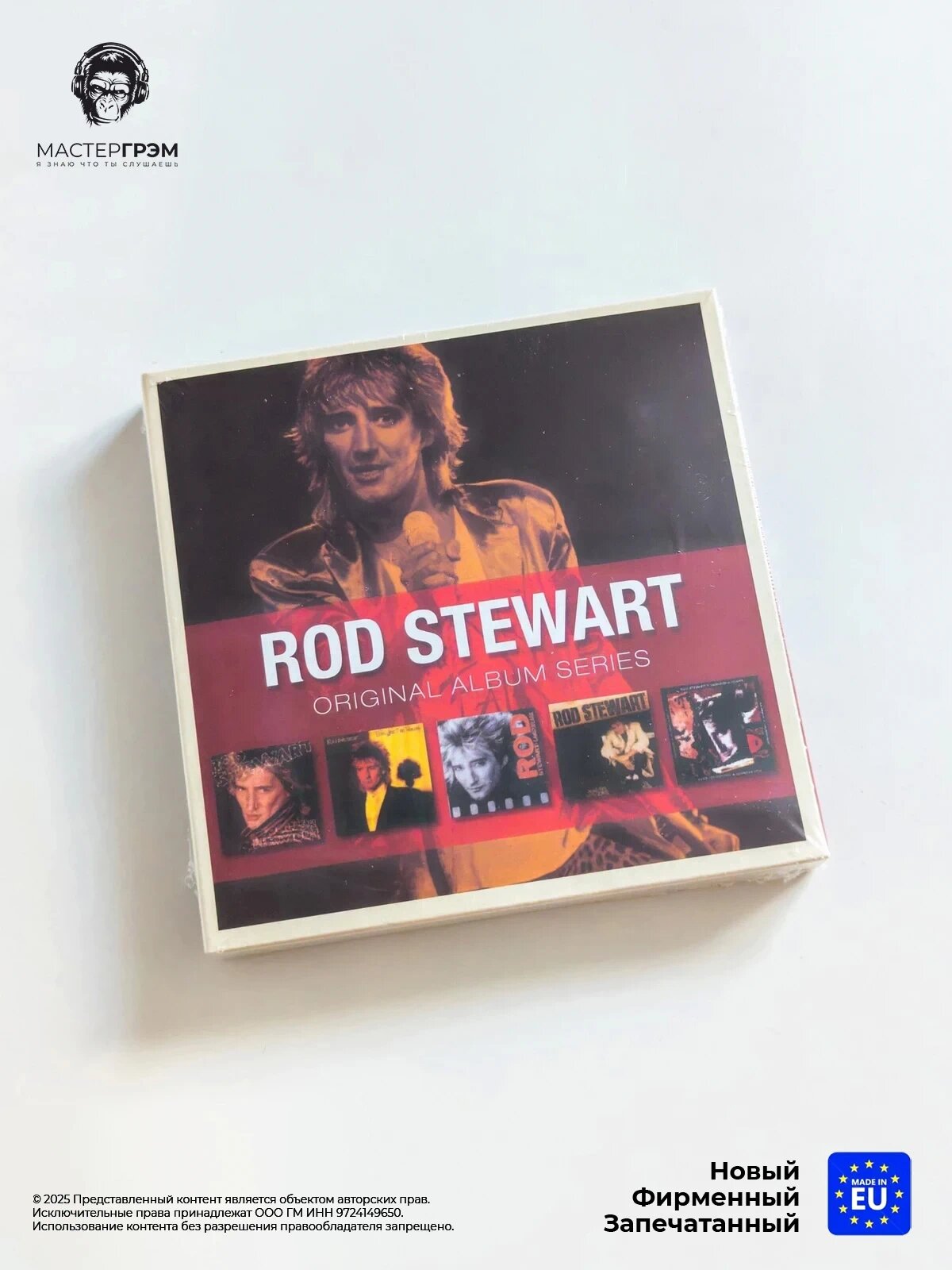 CD диск Rod Stewart - Original Album Series (5CD) 2010, Papersleeves In Case