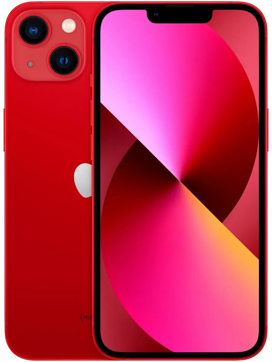 Смартфон iPhone 13 256GB, nano SIM + eSIM, Red