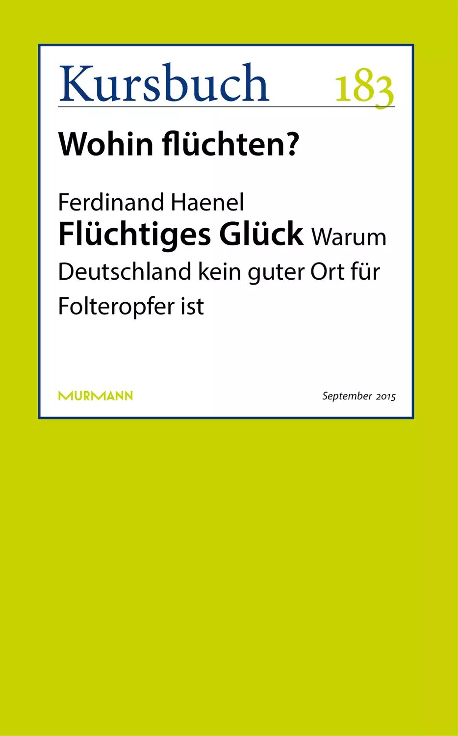 Flüchtiges Glück [Цифровая книга]