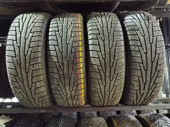 Комплект (4 шт) зимних БУ шин шипованные Nokian Tyres Nordman RS2 185/65 R15 20% износ