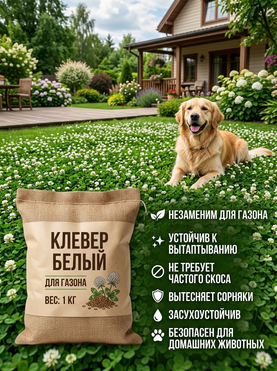 Клевер белый 1 кг
