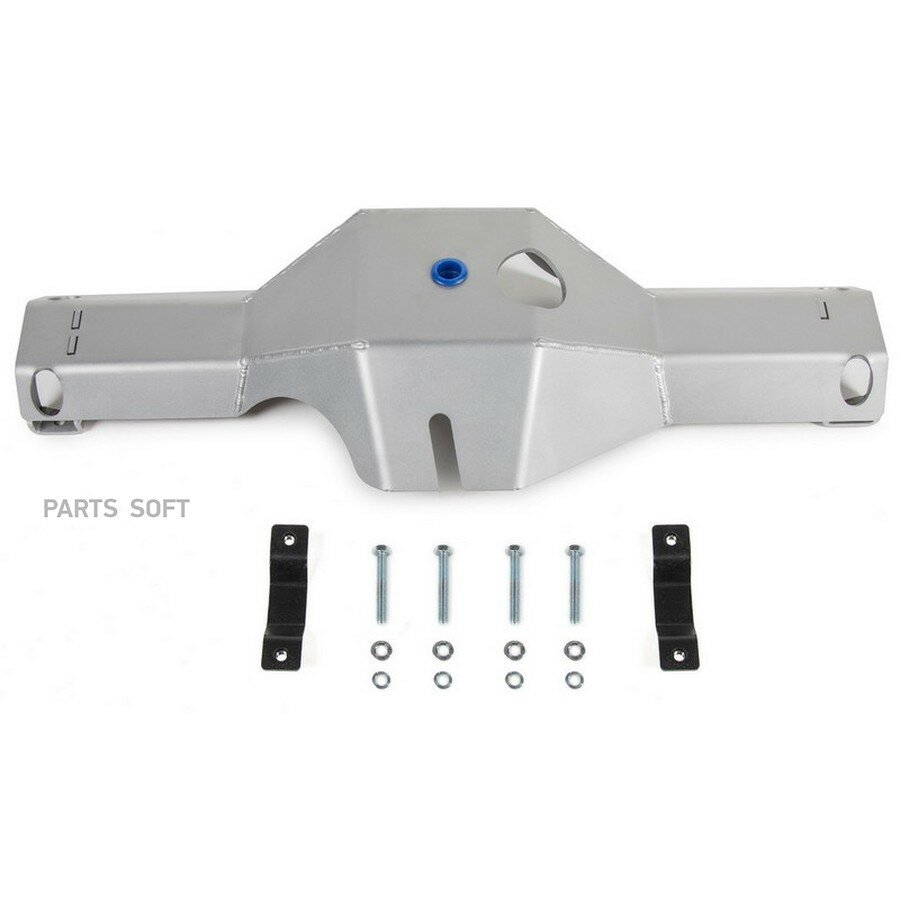 AL skid plate for Toyota Hilux 4WD (Differential) (2.4 TD, 2.8 TD) (2015-) + fitting kit от официального дистрибьютора, RIVAL, артикул 2333952716