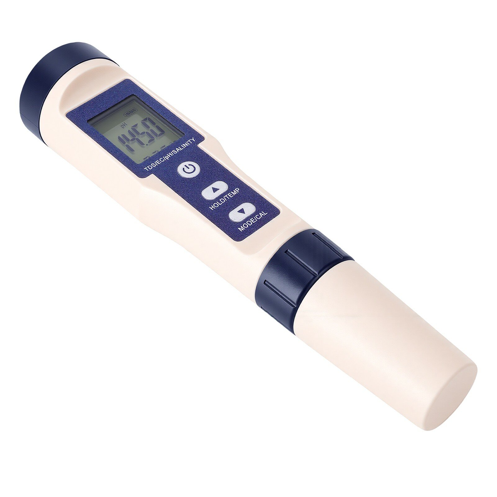 Цифровой PH метр, 5 в 1, водонепроницаемый, для аквариума, 0-14 pH, 0-1000 ppm TDS, с подсветкой