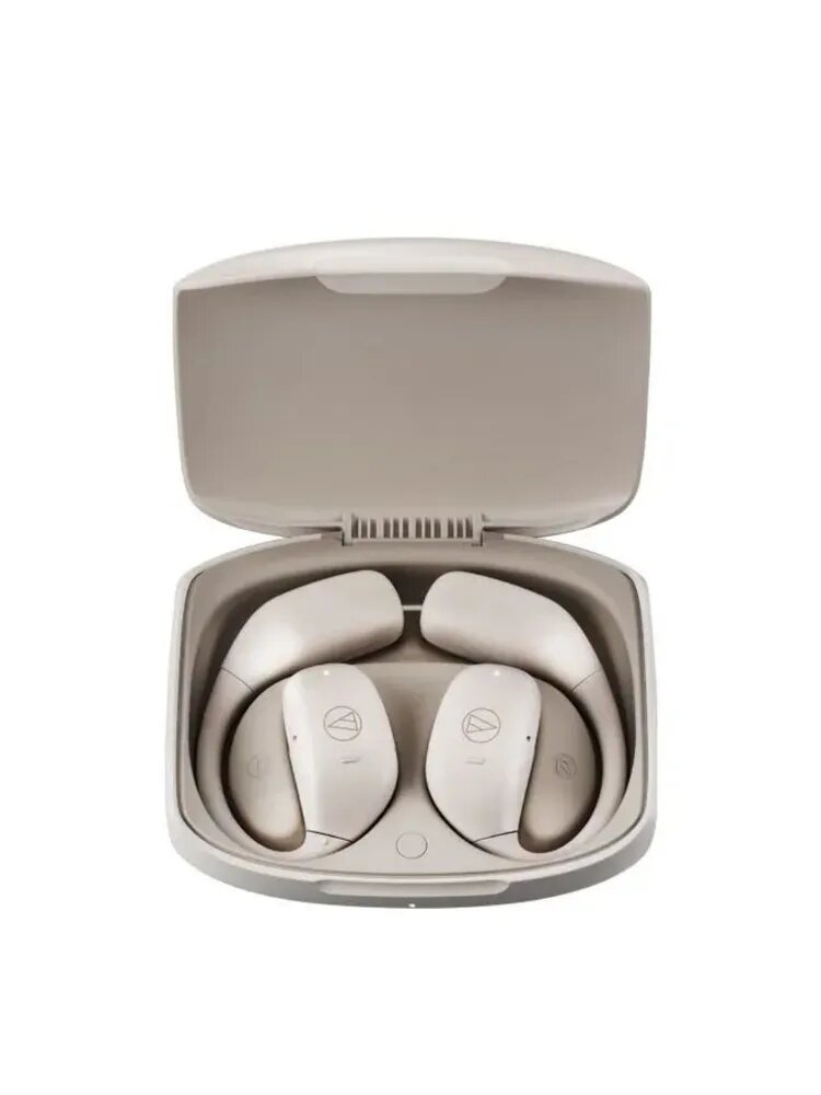 Audio-Technica Наушники беспроводные с микрофоном ATH-AC5TW , Bluetooth, USB Type-C, USB Type-A, белый