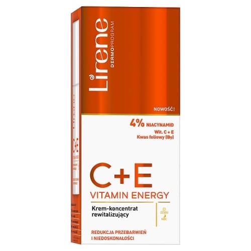 Крем для ухода за кожей Lirene C+E Vitamin Energy, 40 мл