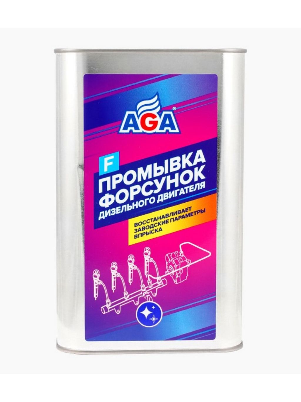 Промывка двигателя "AGA" 1л (для форсунок)