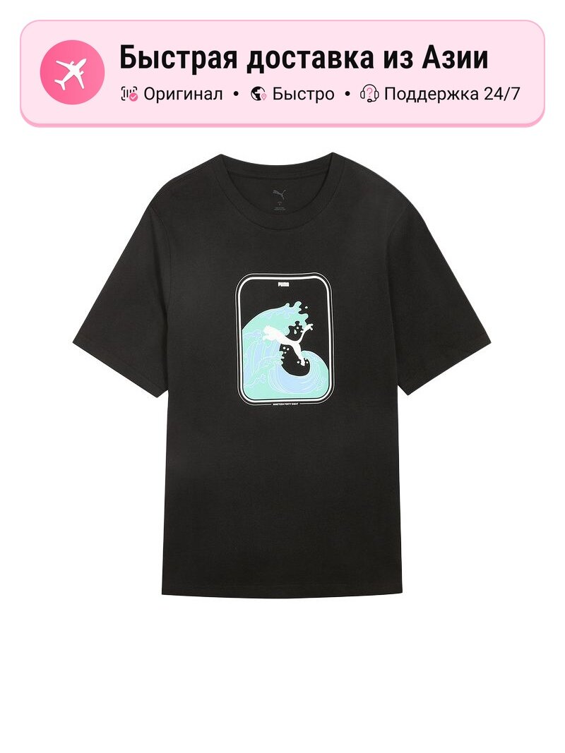 Футболка Black Crew Neck Moderate