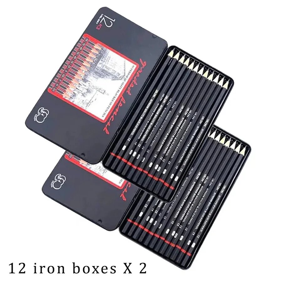 Деревянные графитовые карандаши A350-2pcs