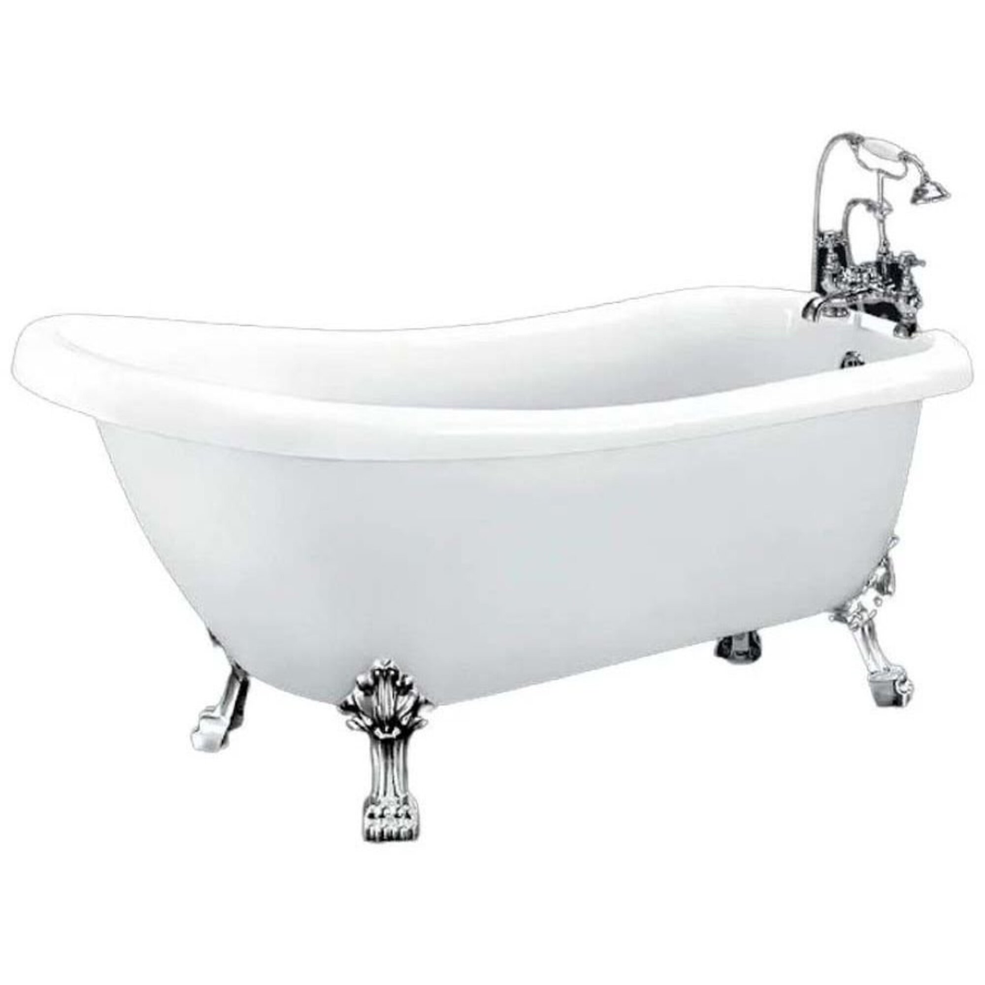 Акриловая ванна Belbagno BB20-1700, отдельностоящая, цвет белый