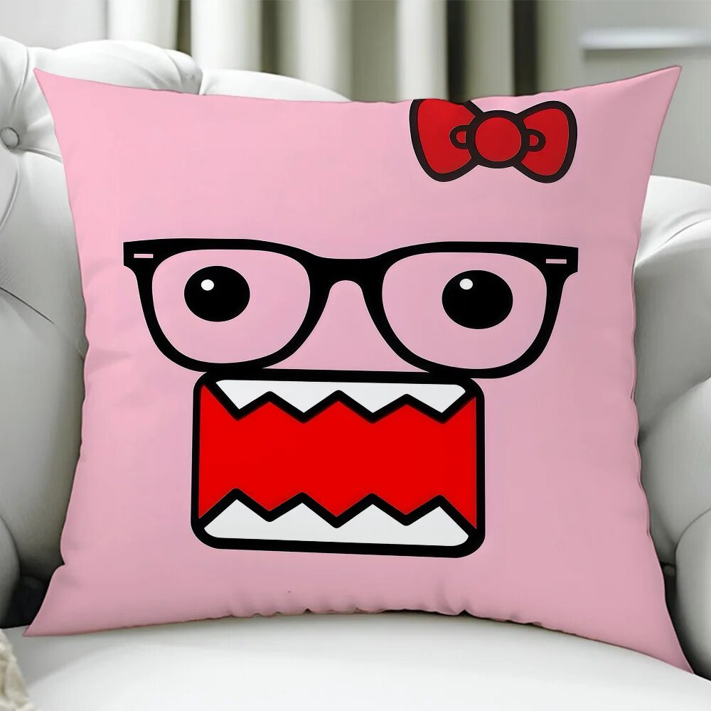 Чехол для подушки D-Domo kun полиэстер Розовый, 40x40CM(16x16in), 3