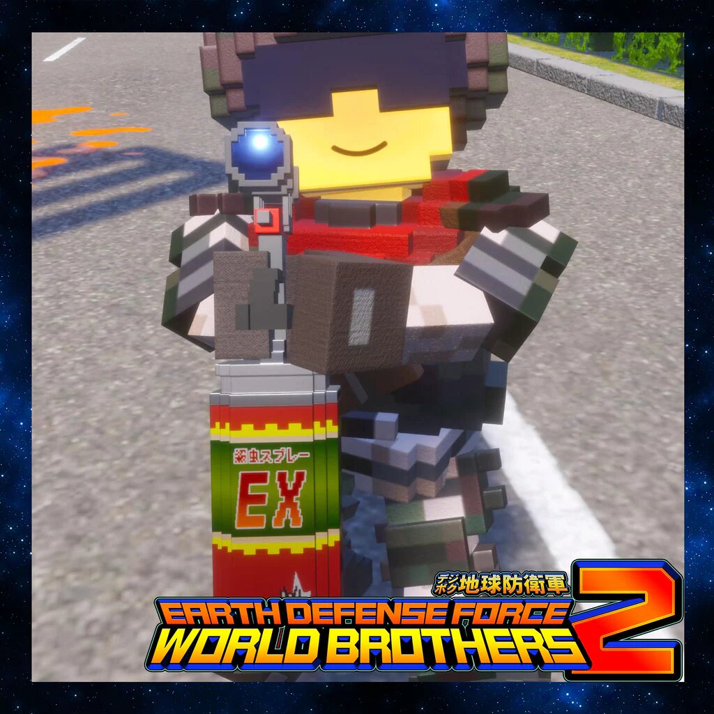 Дополнение EARTH DEFENSE FORCE: WORLD BROTHERS 2 - Bonus Weapon: Military-Use Insecticide: Recruit Bug Spray (Rapid-Firing), цифровое издание PlayStation 4 и PlayStation 5, регион Индонезия / код пополнен