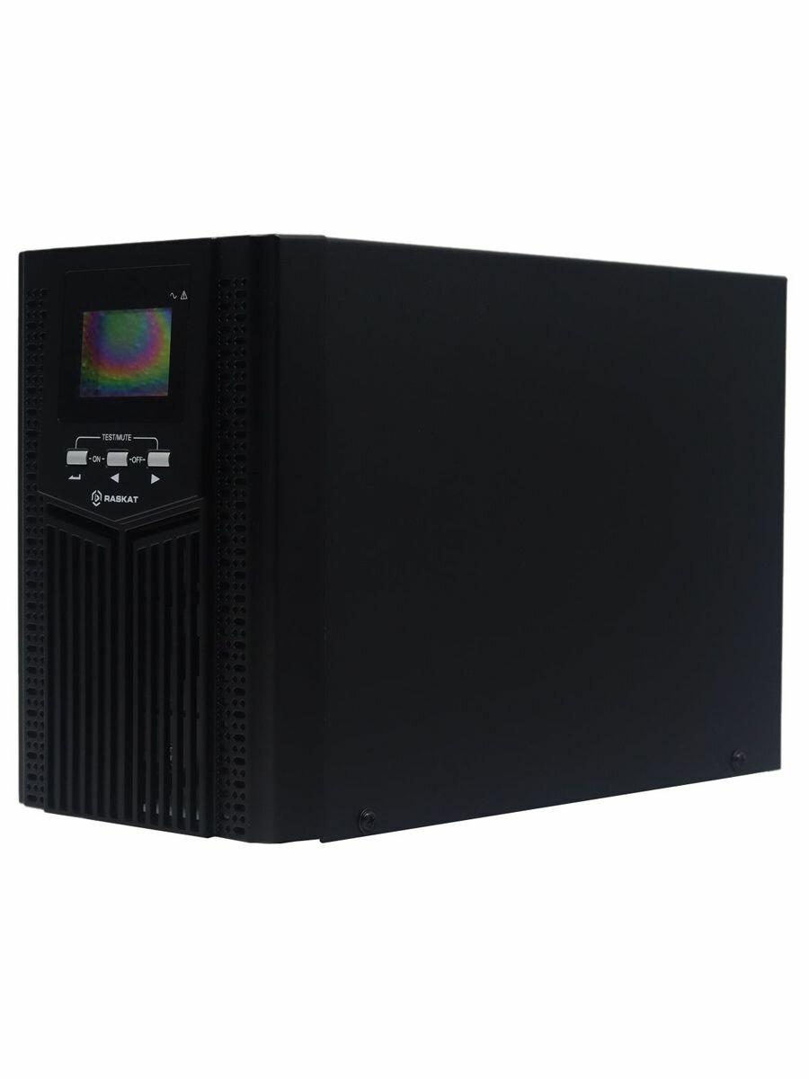 ИБП Raskat HSIO-1000VA+ (1000ВА, 900Вт, LCD, 1xCEE7, 1xIEC320, USB type-B, 2xRJ-45, 1xRS232, чистая синусоида)