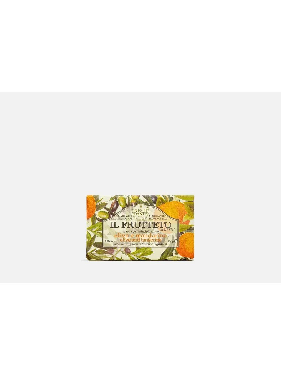 #Nesti Dante Pure olive oil & Tangerine Мылo туалетнoе 250г#