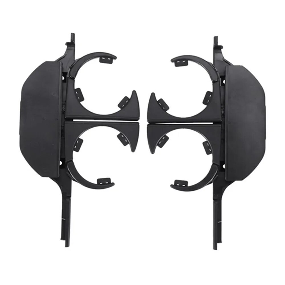 BMW E39 1995-2006. Подстаканники сидений: левый / правый, "Seat Cup Holder", ABS, черный цвет.