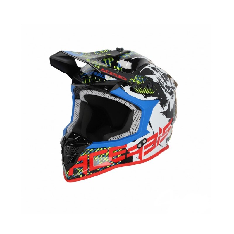 Мотошлем Acerbis LINEAR-2206 White-black. L. Белый-черный