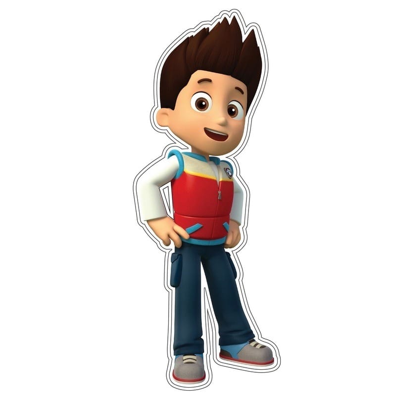 Наклейки Nickelodeon Щенячий патруль настенный декор Ryder, разноцветный