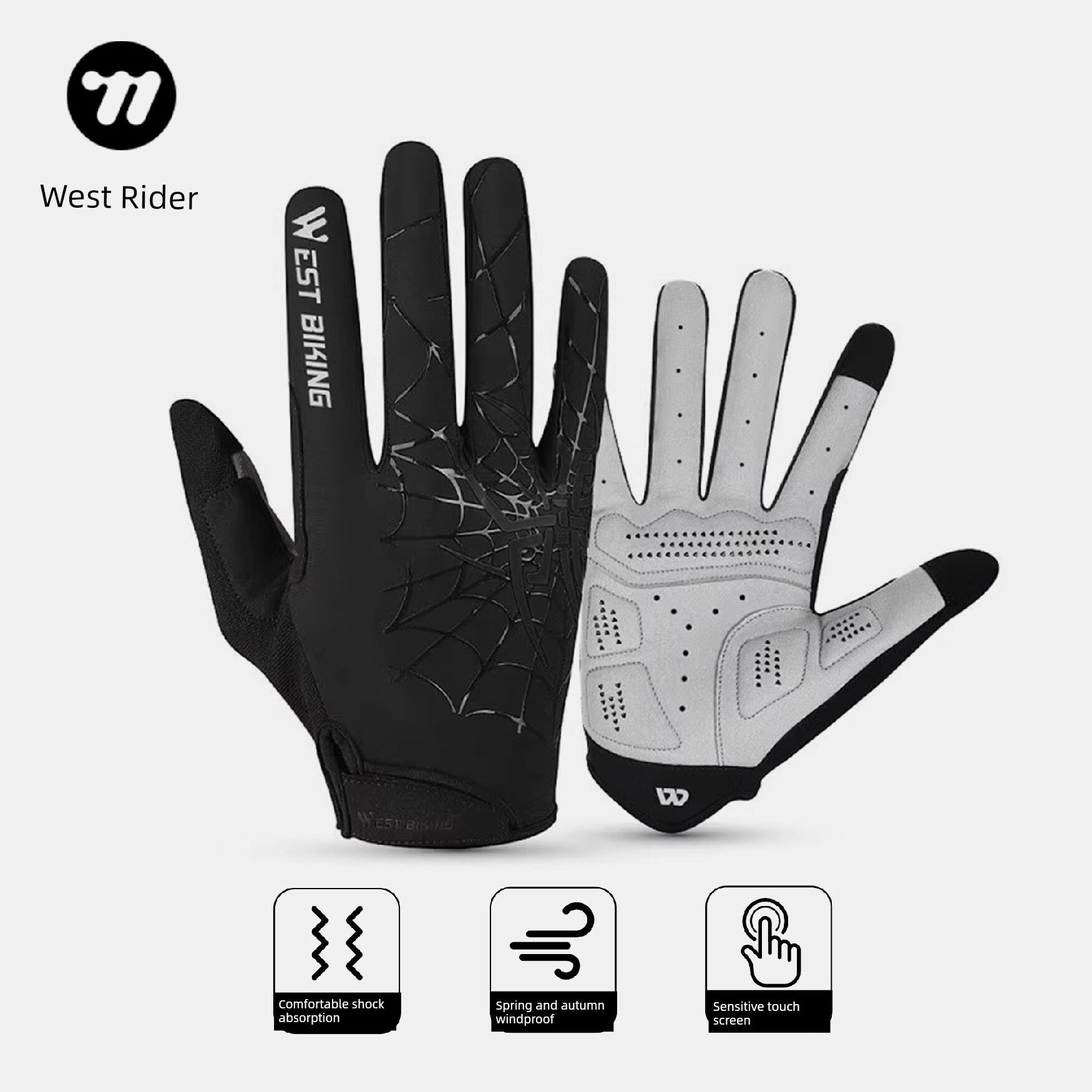 Перчатки West Biking 0211237 для взрослых и детей