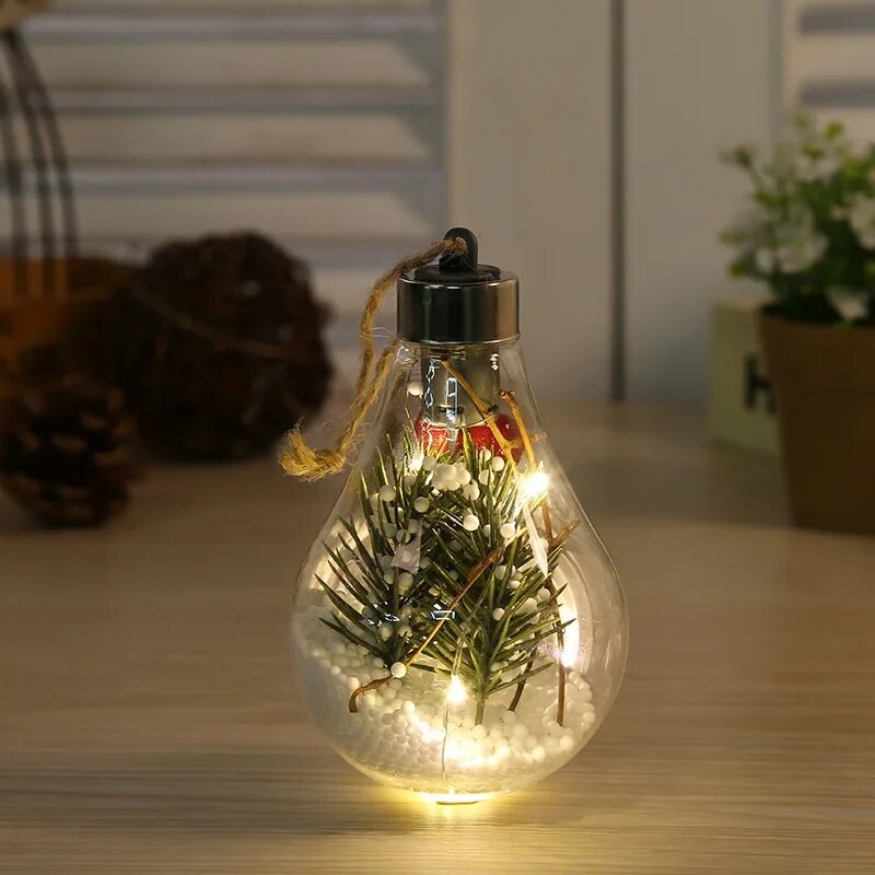 LED Рождественские шары прозрачные C