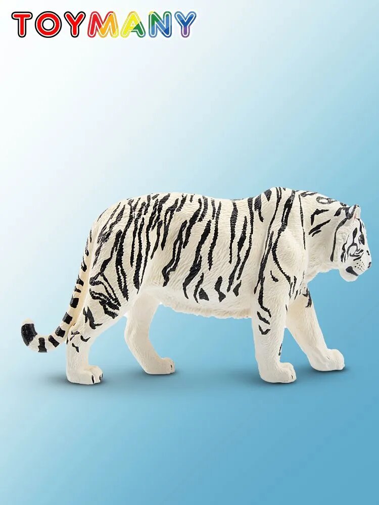 Toymany фигурка животного, Фигурка Белого тигра, подарок для детей