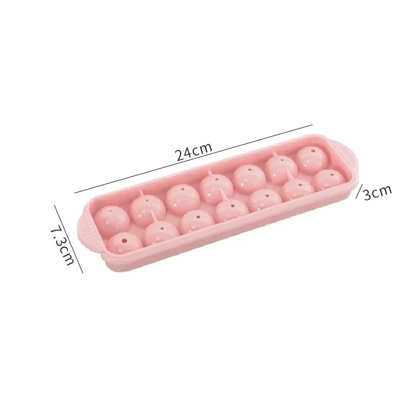 Силиконовые формочки для льда 3D шары Розовый, 1pc Pink