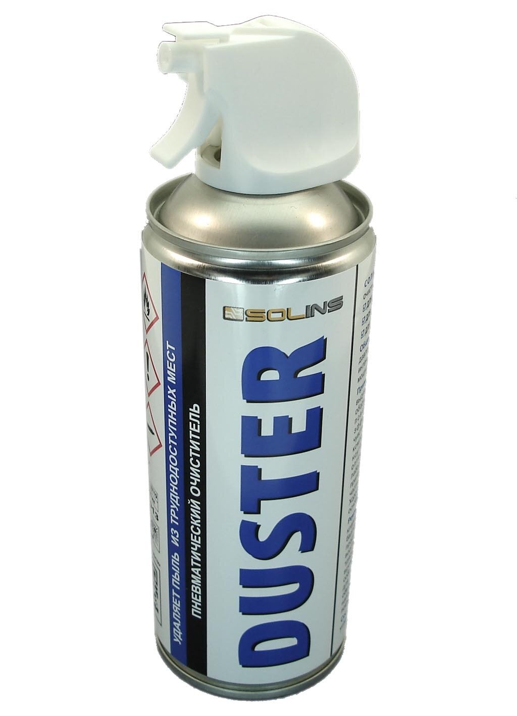 Очиститель Solins DUSTER, 400 мл (аэрозоль) для бесконтактной чистки и продувки