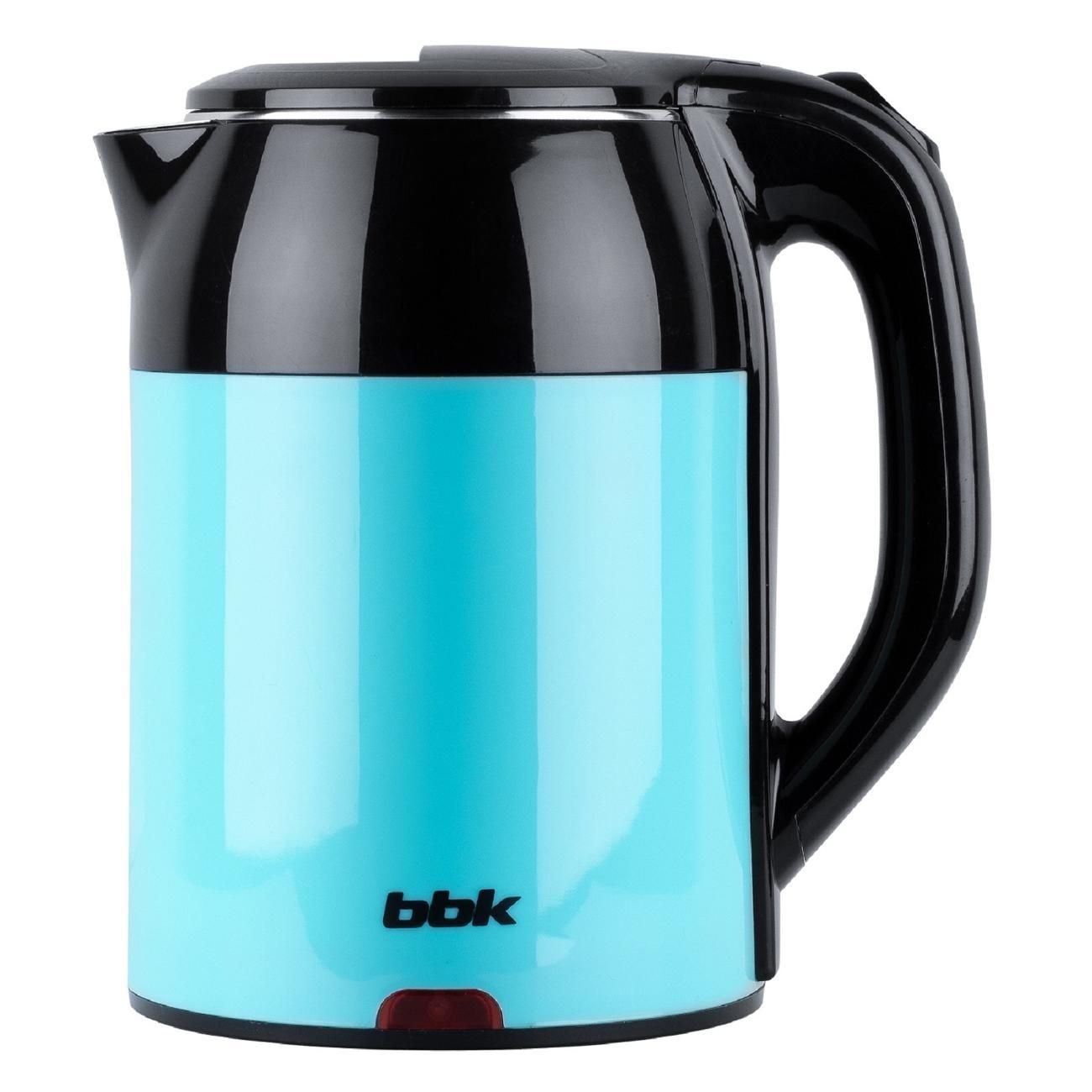 Электрочайник BBK EK1709P черный/бирюзовый
