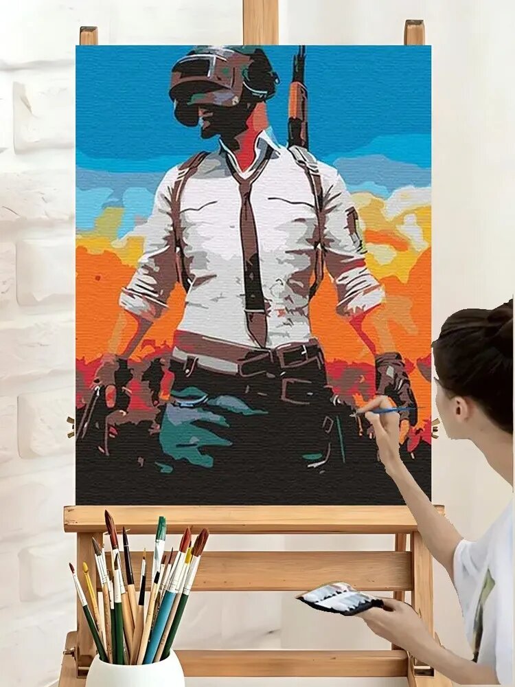 Картины по номерам pubg 40x50cm