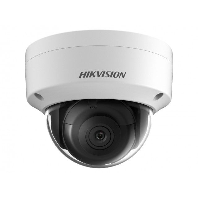Hikvision 2Мп уличная купольная IP-камера с EXIR-подсветкой до 30м и технологией AcuSense1/2.8" Progressive Scan CMOS; объектив 4мм; угол обзора 87°; механический ИК-фильтр; 0.005лк@F1.6; сжатие H.26