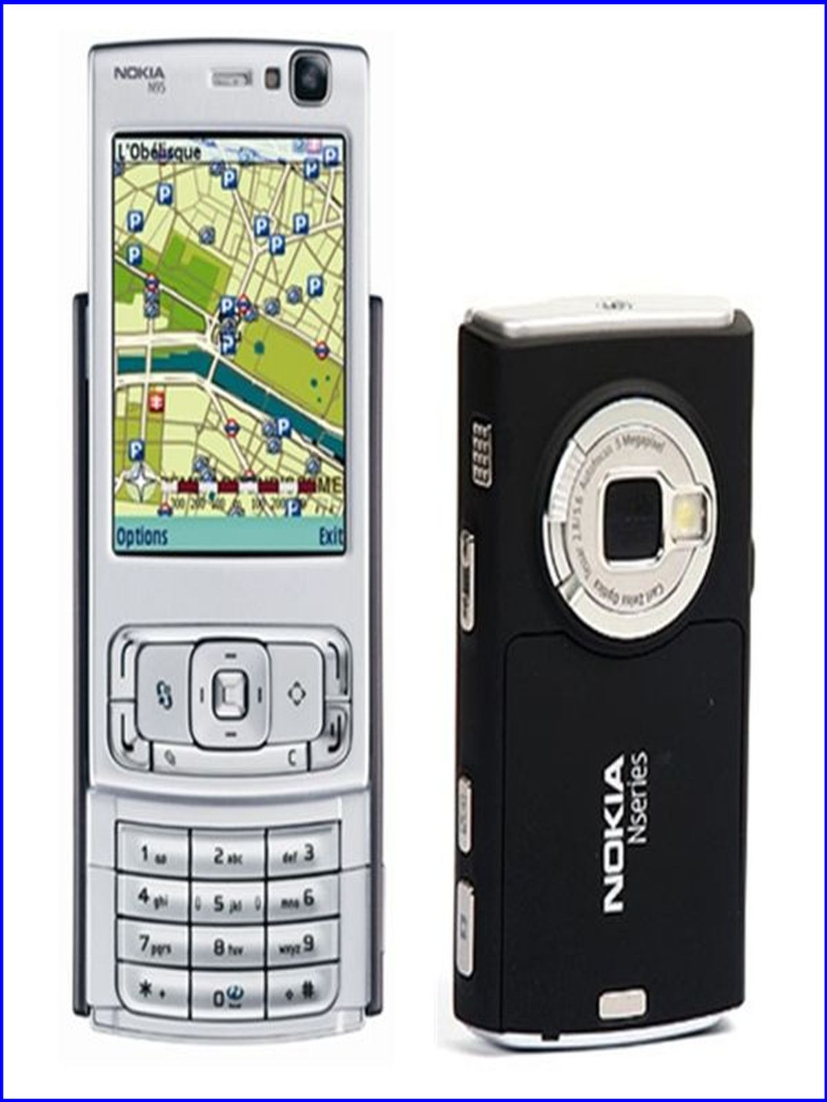 Мобильный телефон N95, черный