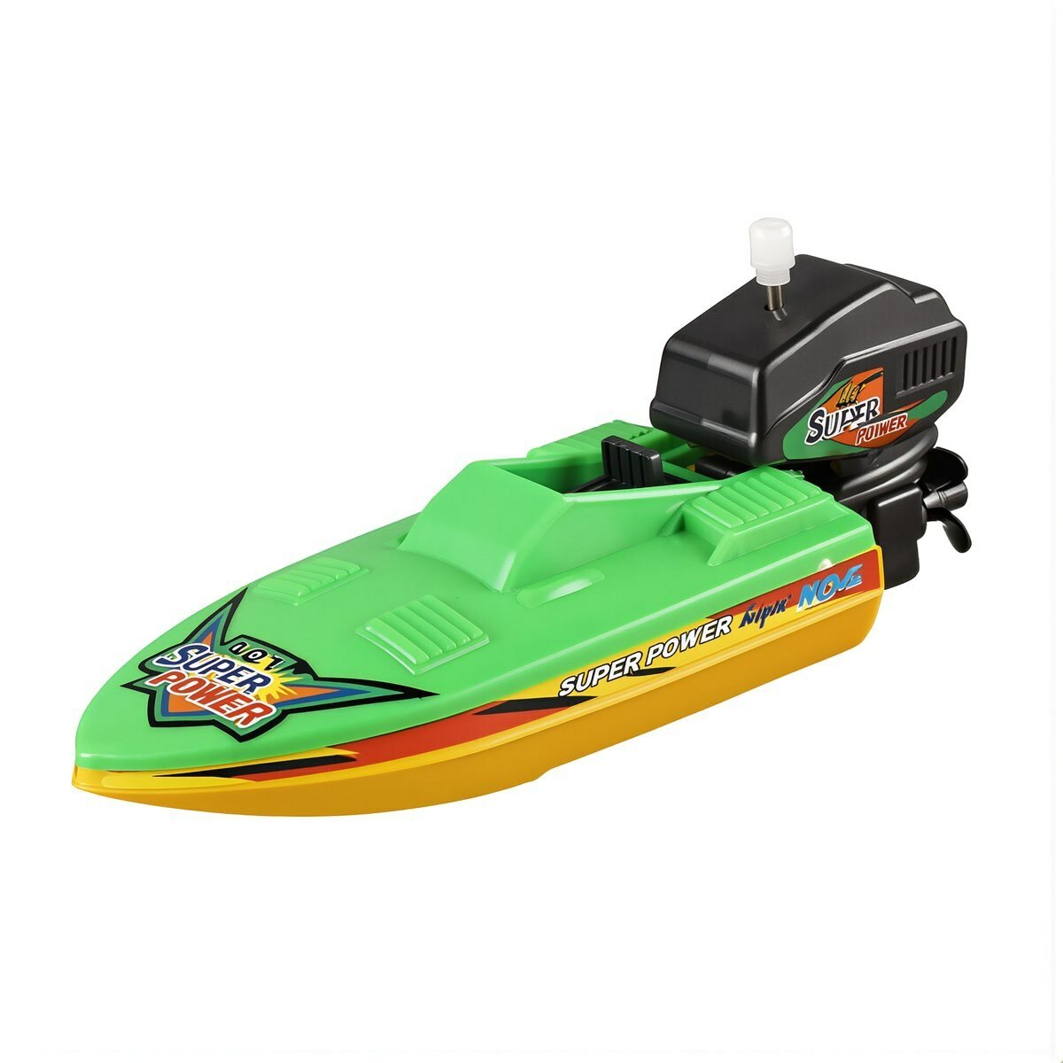 Заводная игрушка лодка для купания детей летняя игра в воде для ванной комнаты безопасный пластик вес 33 грамма цвет доставляется в случайном порядке