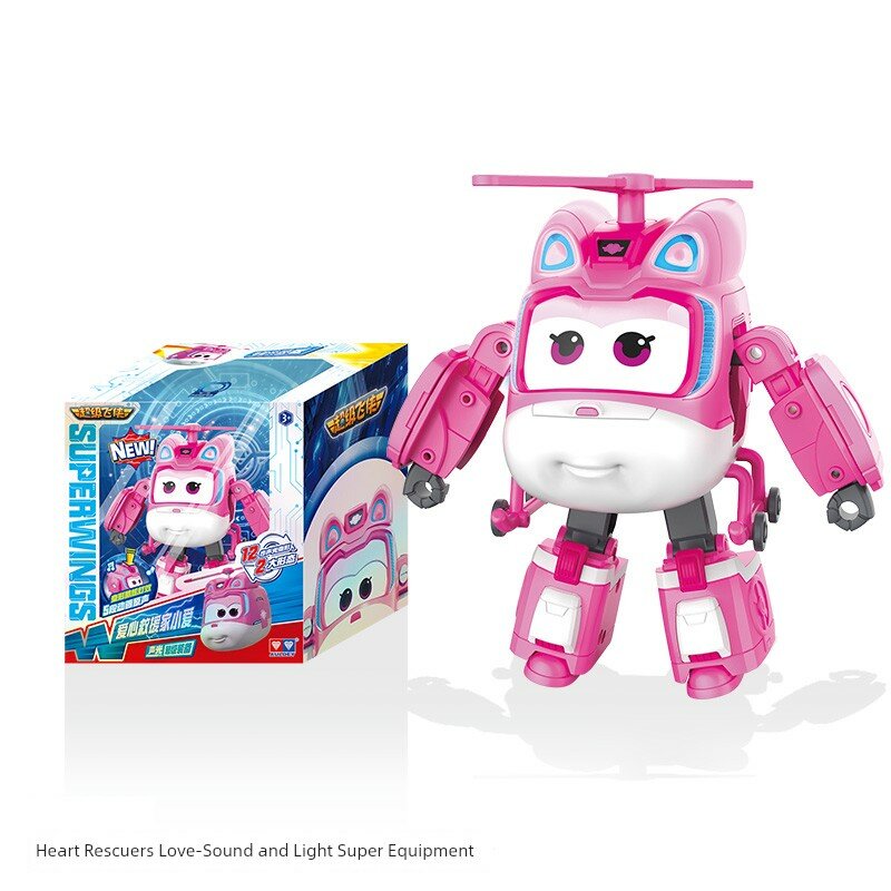 Игрушка-трансформер Audi Double Diamond Super Wings Season 19 Star Core Crisis, новый член команды Сяо Са, полный