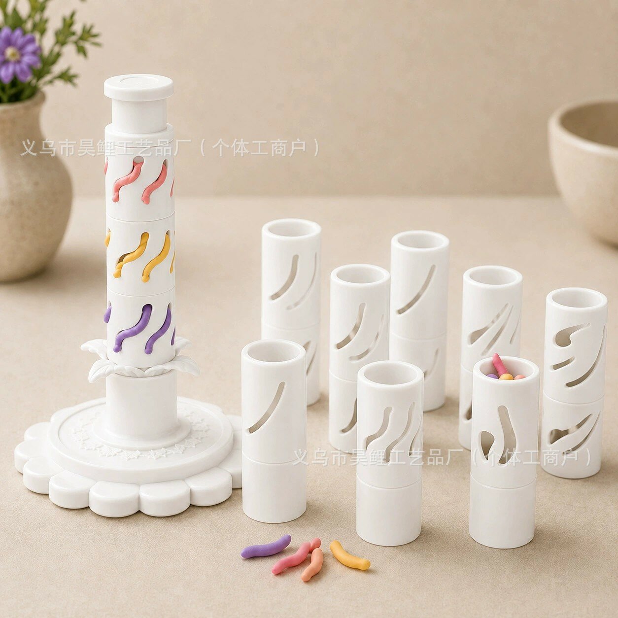 Инновационный хит продаж на Amazon: Модульный формовщик цветов из глины Clay Bloom Maker