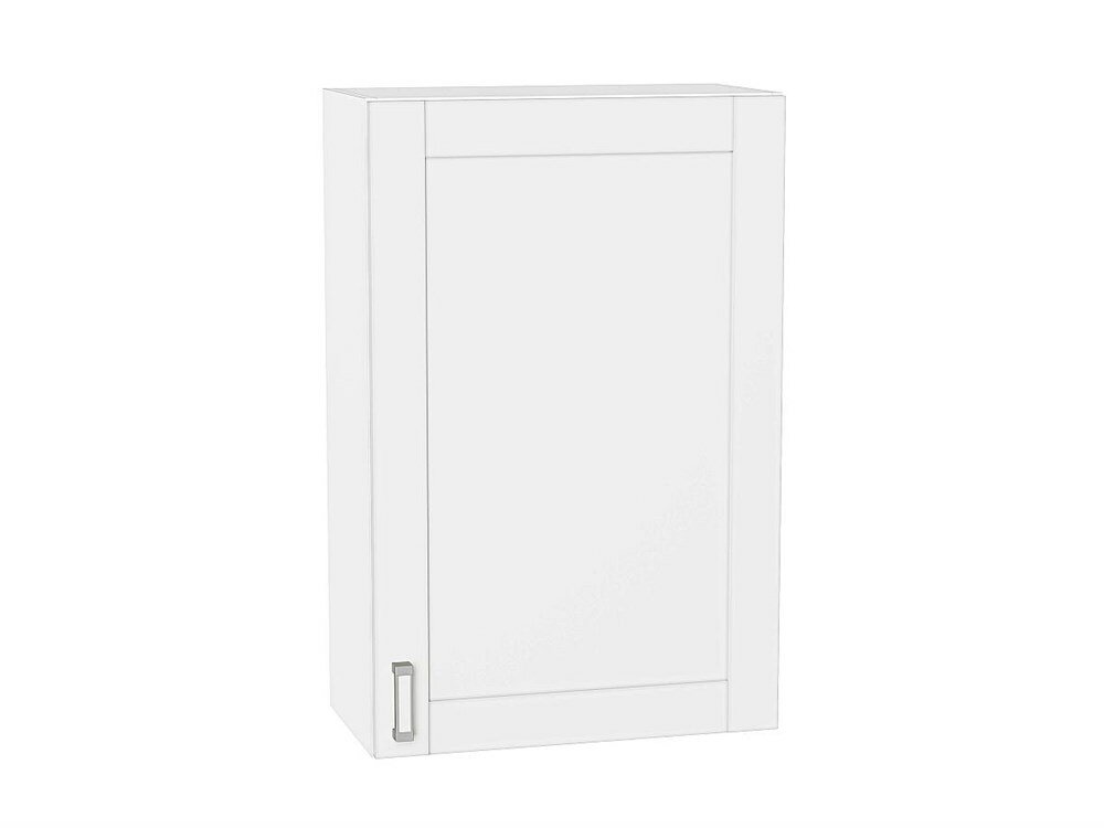 VVT Шкаф верхний с 1-ой дверцей Лофт Белый, White Silk, 920, 600 В*Ш*Г 920*600*320, фасад МДФ White Silk, корпус Белый White Silk