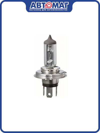 Лампа автомобильная PHILIPS H19 12644 LL 12V 60/55W PU43t-3 C1, PHILIPS-12644LLECOC1