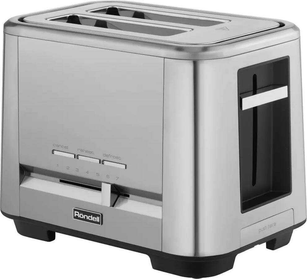Тостер Rondell 1000Вт стальной RDE-1200